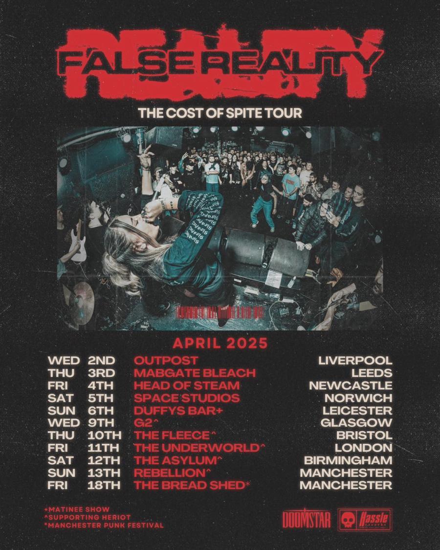 False Reality - “The Cost of Spite” Tour 2025 - Groupes