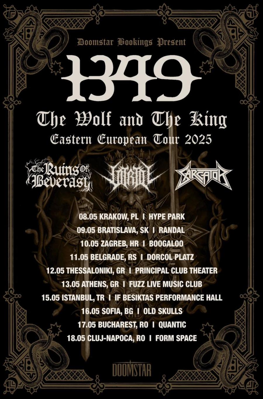 1349 - “The Wolf & The King Eastern European” Tour 2025 - 09/05/2025 ...