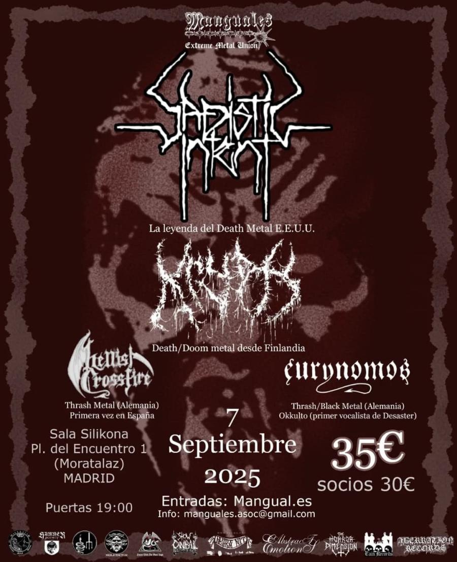 Event Sadistic Intent - Line up