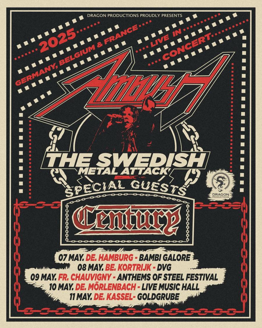 Ambush - The Swedish Metal Attack 2025 - Line up
