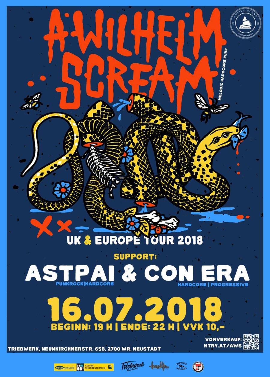 A Wilhelm Scream + Astpai - 16/07/2018 - Wiener Neustadt - Triebwerk ...
