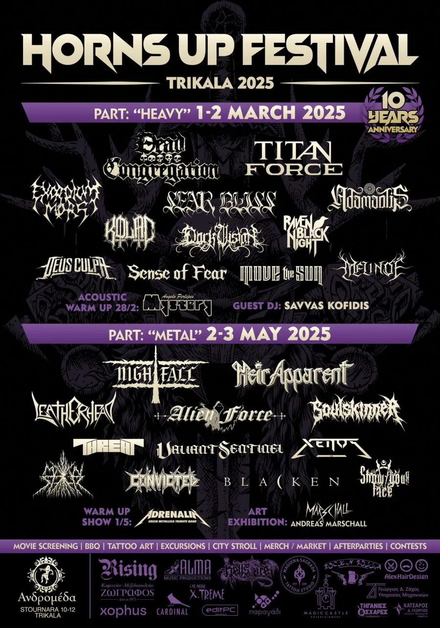 Horns Up Festival -Metal- 2025 - Line up