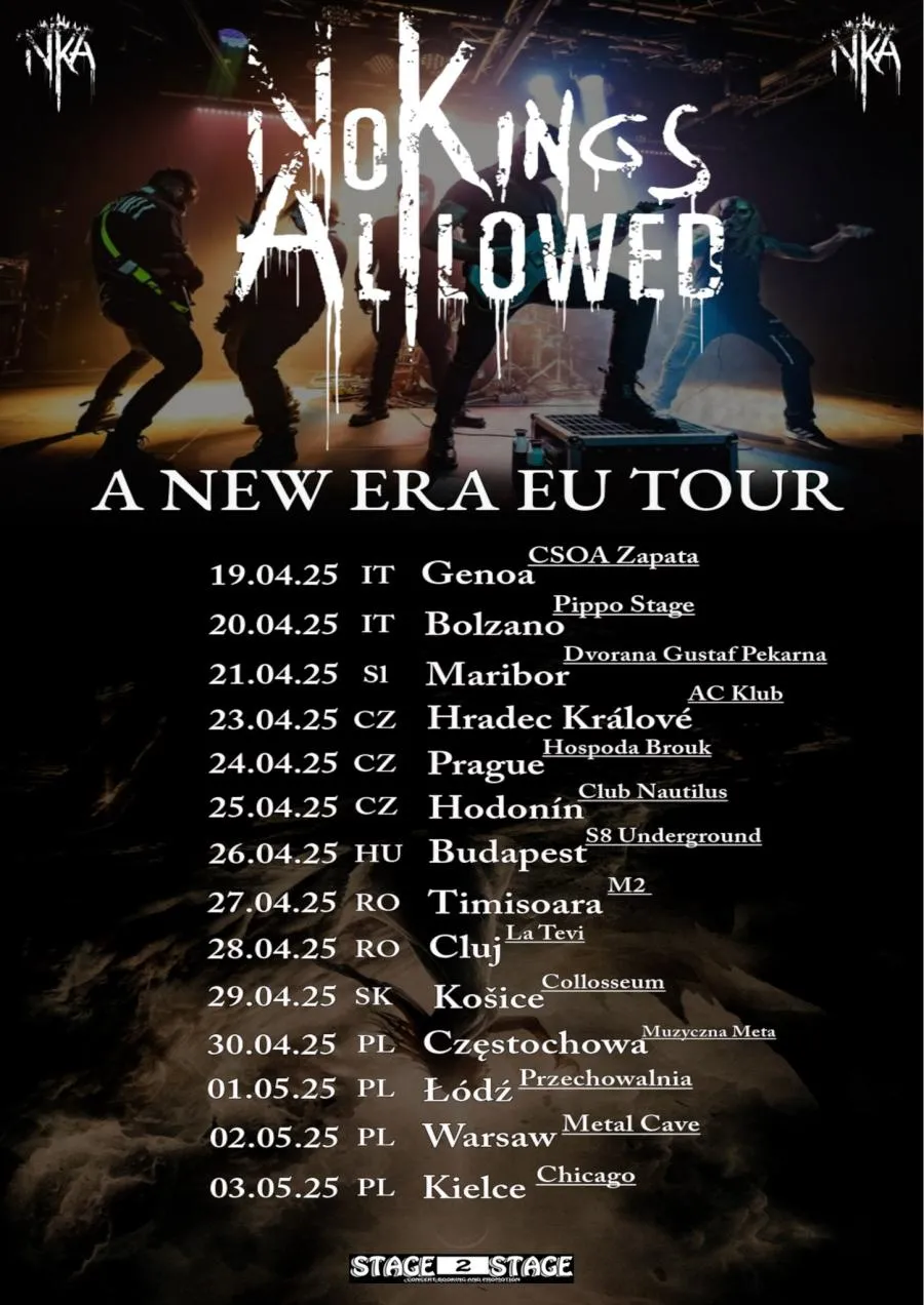 No Kings Allowed - EU Tour 2025 - 28/04/2025 - Cluj-Napoca - La Tevi ...