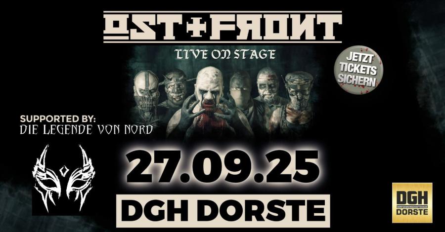 Ost+Front + Die Legende Von Nord - Line up