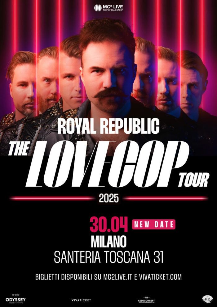 Concert Royal Republic - Groupes