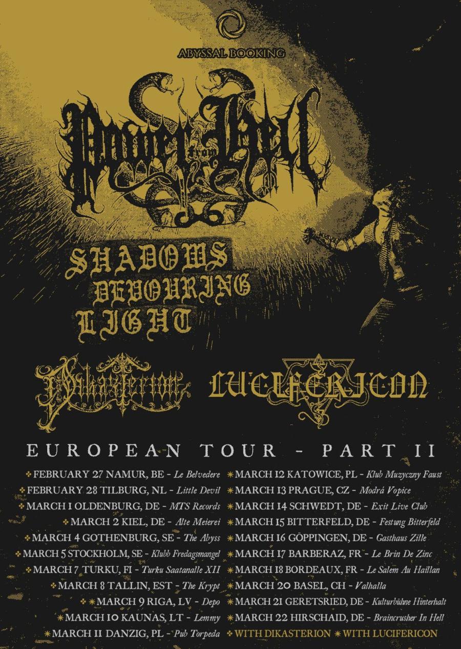 Power From Hell - European Tour 2025 - Line up