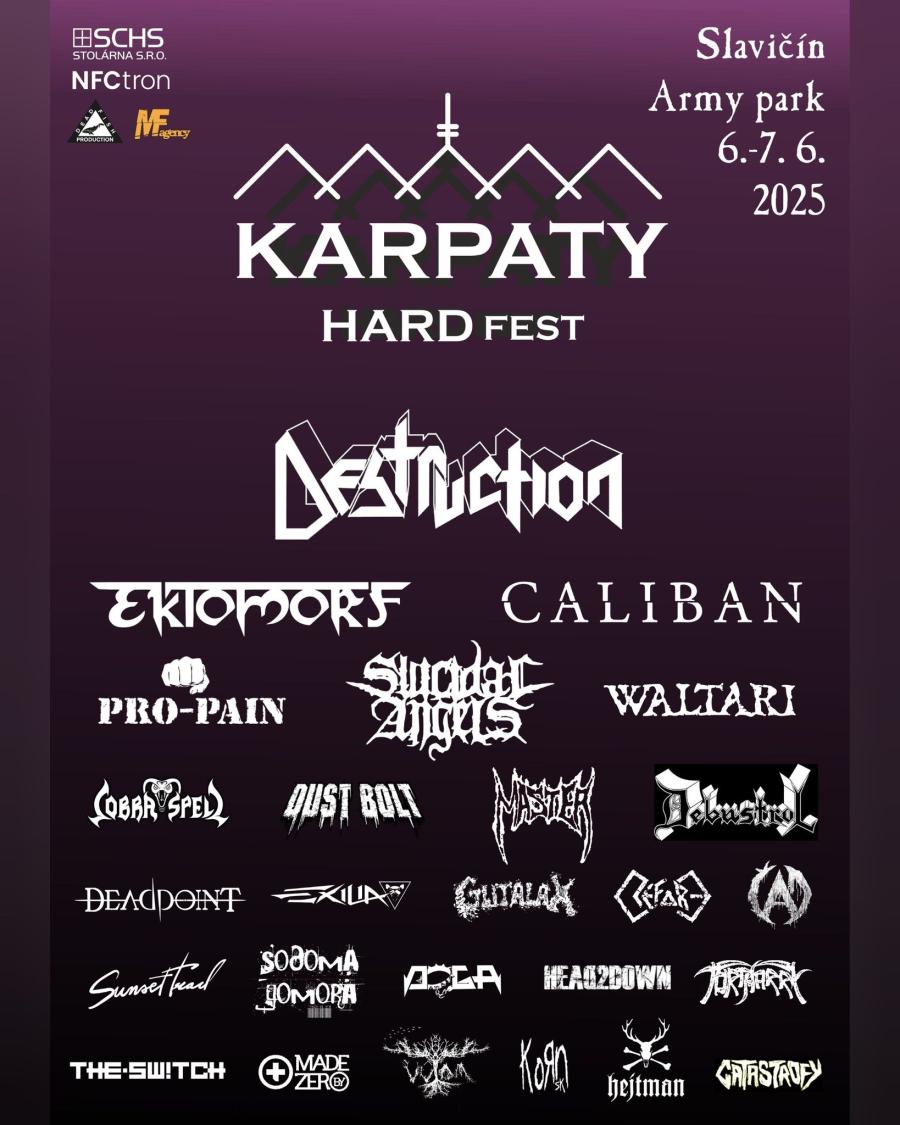 Karpaty Hard Fest 2025 - 06/06/2025 (2 days) - Slavicin - Czechia
