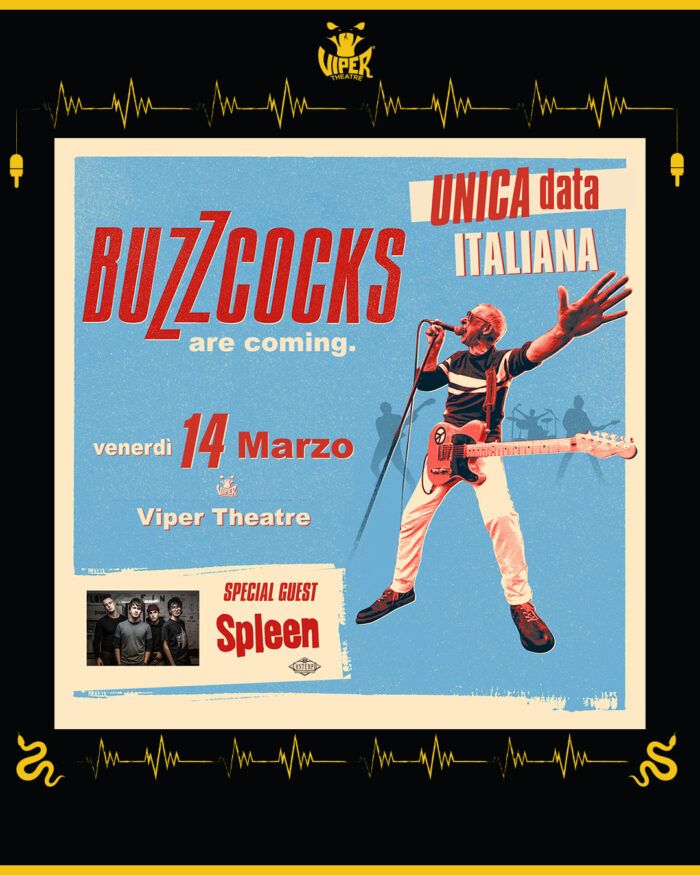 Event Buzzcocks - Line up