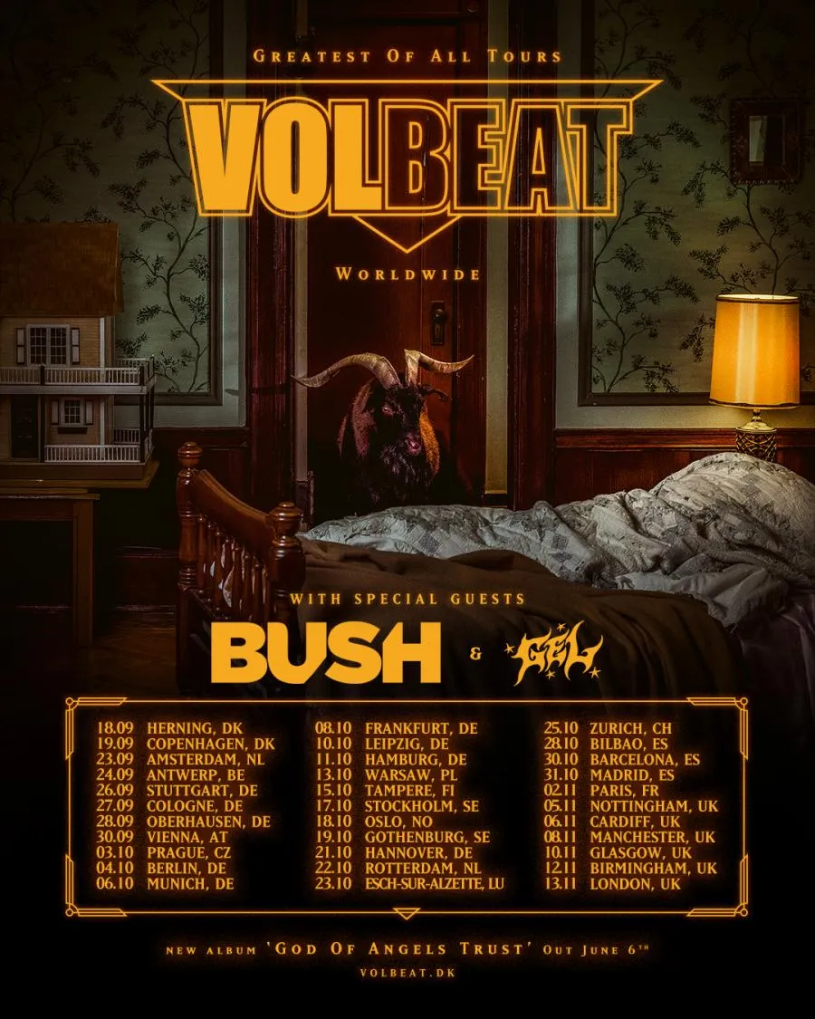 Concert Volbeat - 02/11/2025 - Paris - Zenith - France
