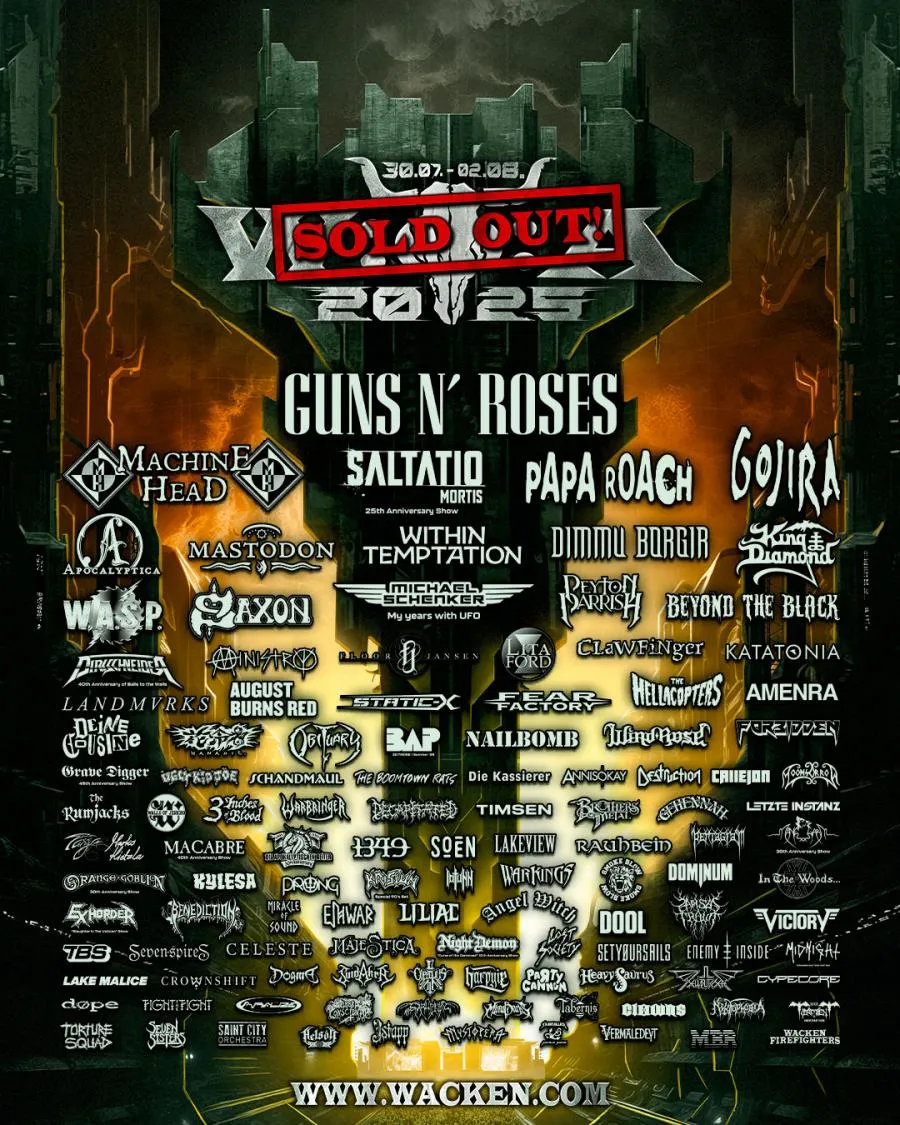 Wacken Open Air 2025 - 30/07/2025 (4 jours) - Wacken - Allemagne