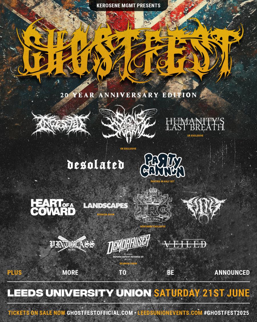 Ghostfest 2025 - 21/06/2025 - Leeds - Leeds University Union - United ...