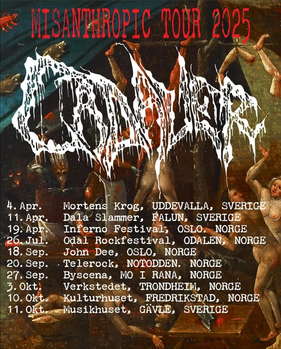 Cadaver - Misanthropic Tour 2025 - 04/04/2025 - Uddevalla - Mortens ...