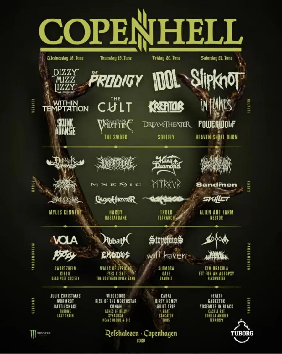 Copenhell 2025 - 18/06/2025 (4 jours) - Refshalevej - Copenhell - Danemark