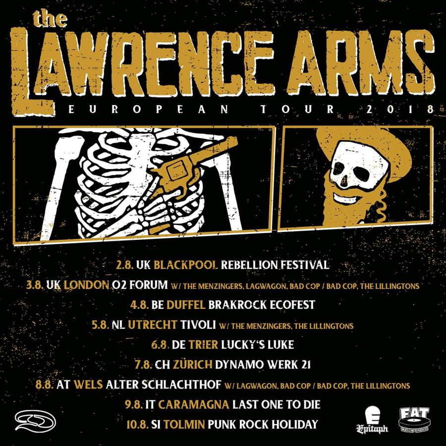 Event The Lawrence Arms - Line up