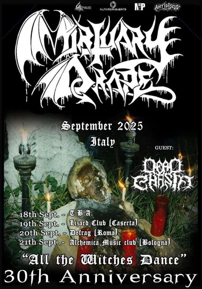 Mortuary Drape + Dead Chasm - Line up