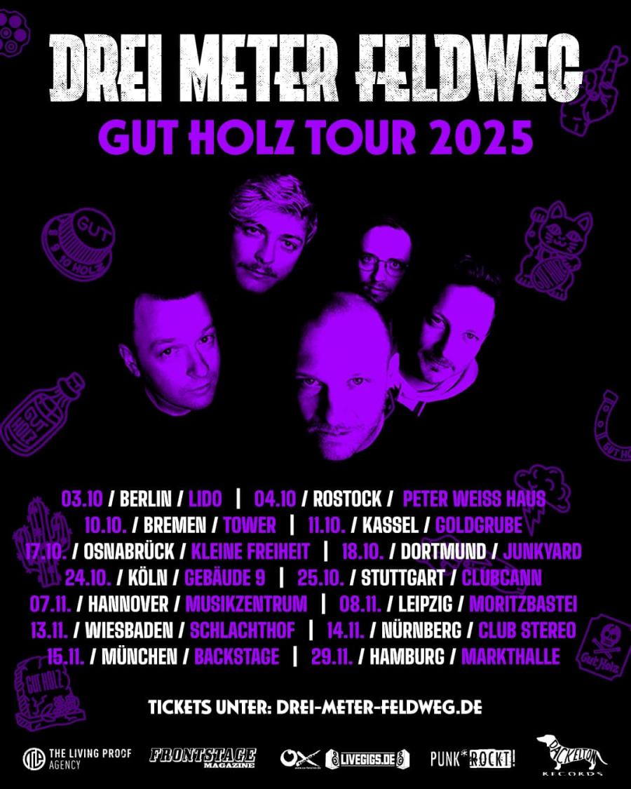 Event Drei Meter Feldweg - Line up