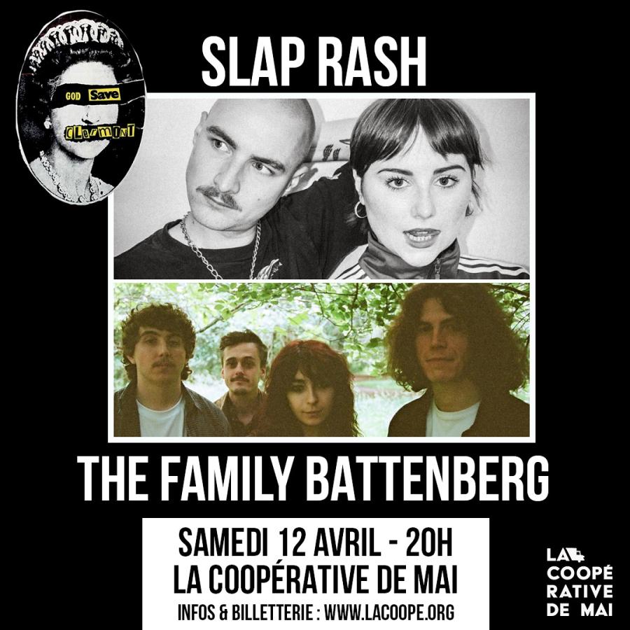 Slap Rash + The Family Battenberg - Line up