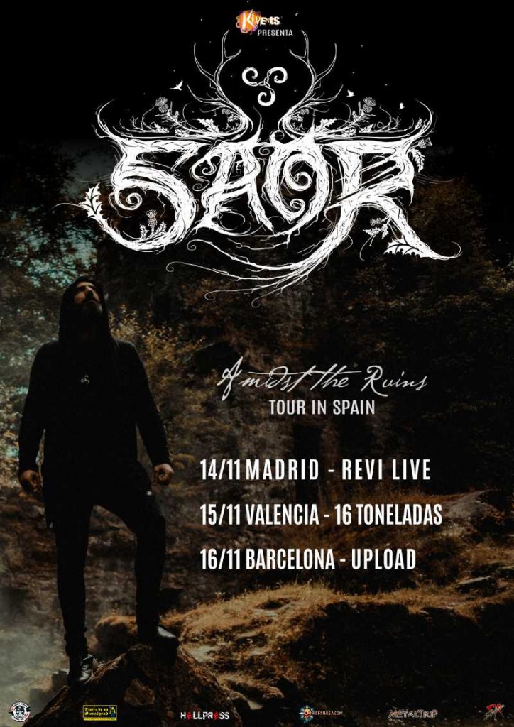 Saor - Amidst The Ruins Tour - Spain 2025 - Line up