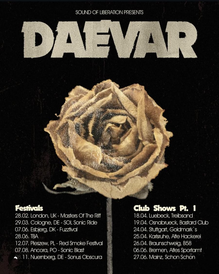 Daevar Tour 2025 - Line up
