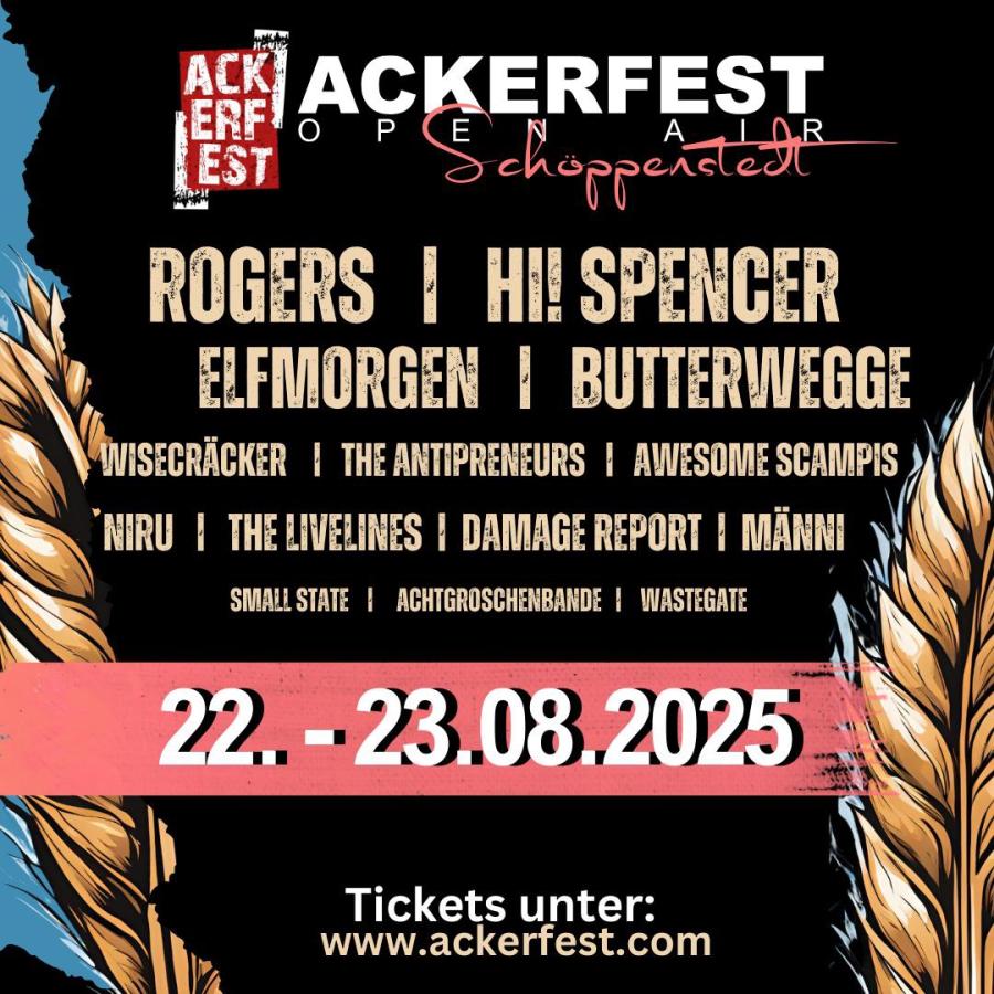 Ackerfest Open Air 2025 - Groupes