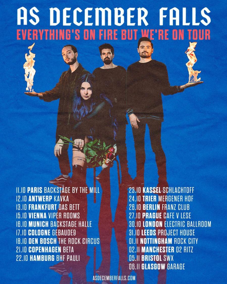 Event As December Falls - 01/11/2025 - Nottingham - Rock City - United ...