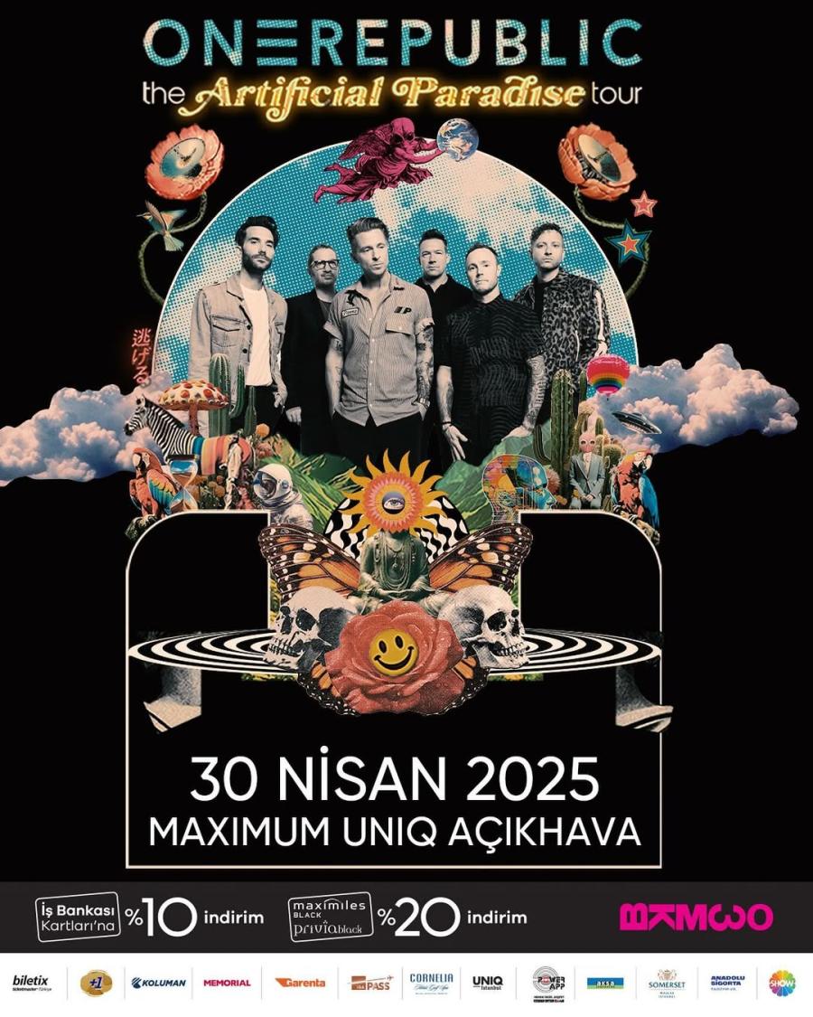 Onerepublic - The Artificial Paradise Tour 2025 - Line up