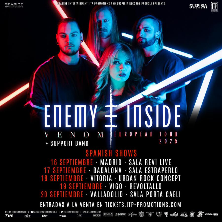 Enemy Inside - European Tour 2025 - Line up