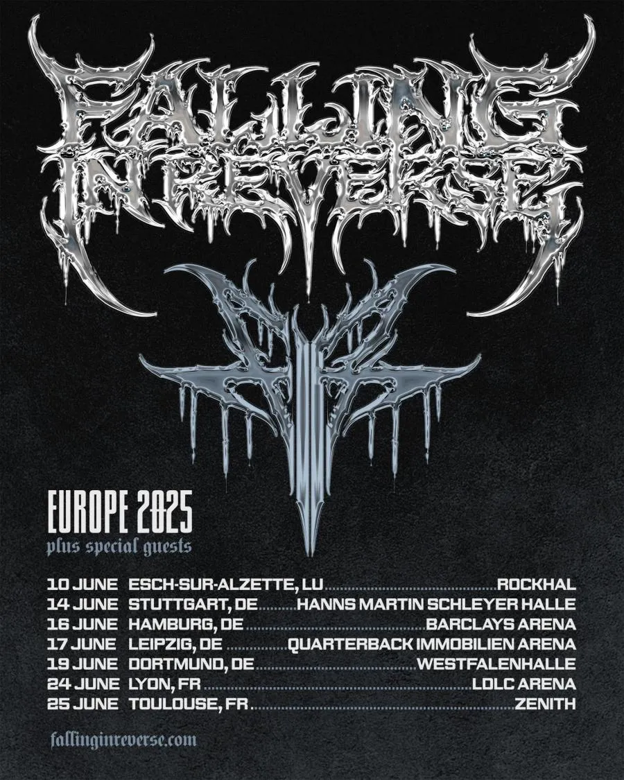 Concert Falling In Reverse - 16/06/2025 - Hamburg - Barclays Arena ...