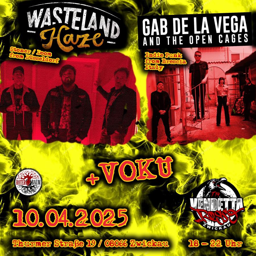 Wasteland Haze + Gab De La Vega - 10/04/2025 - Zwickau - Zwickauer ...