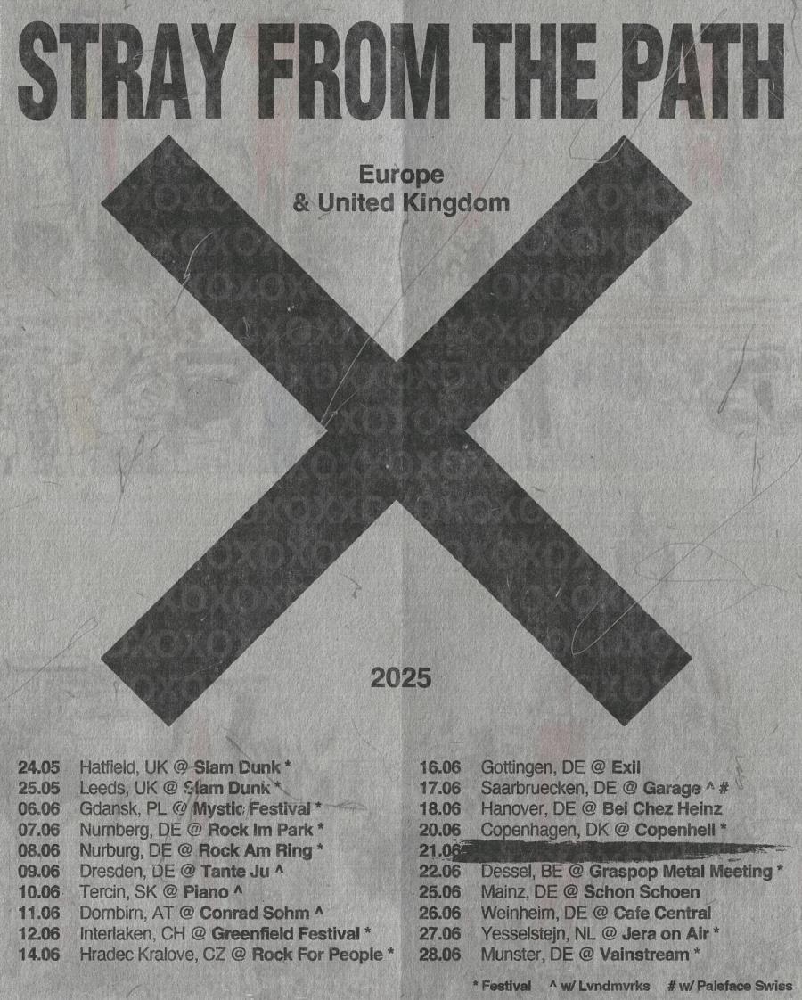 Event Stray From The Path - 26/06/2025 - Weinheim - Café Central - Germany