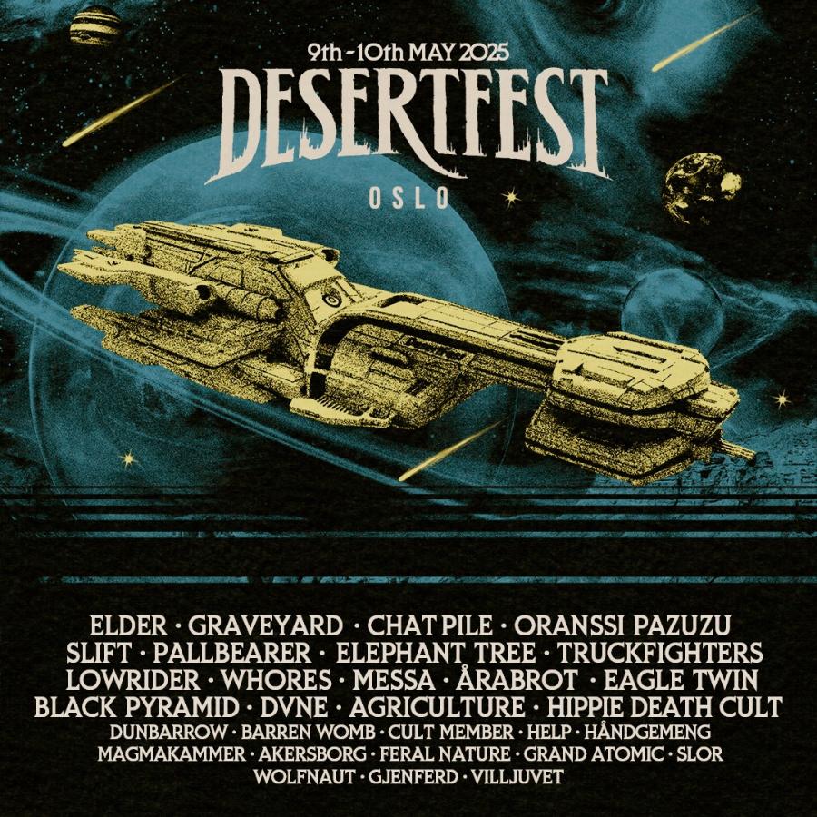 Desertfest Oslo 2025 - Running Order/Timetable