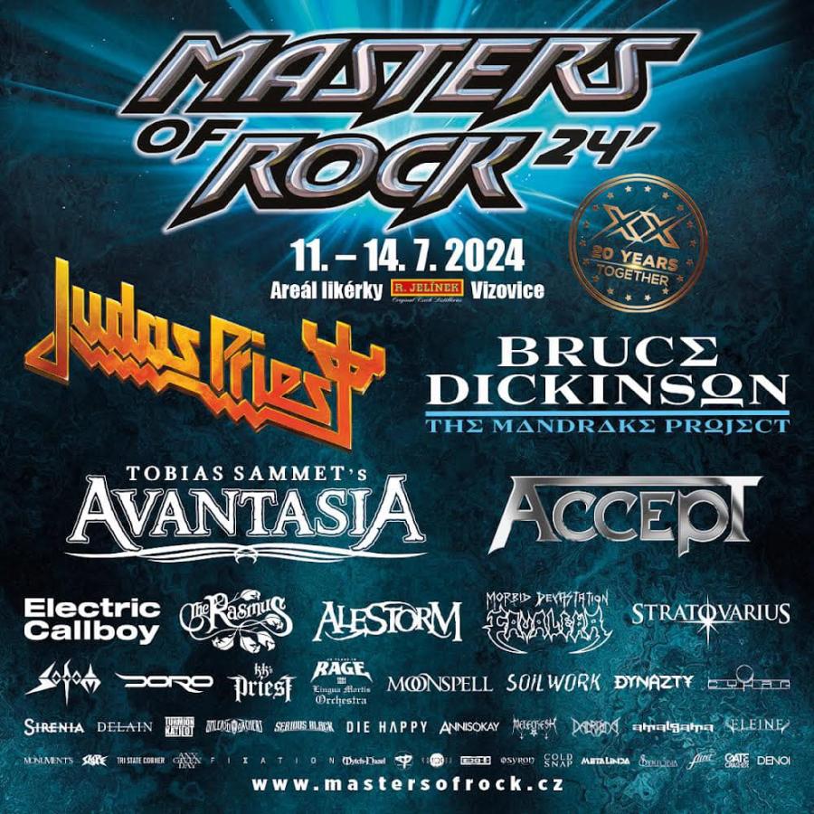 Masters of Rock 2024 - 11/07/2024 (4 days) - Vizovice - Czechia