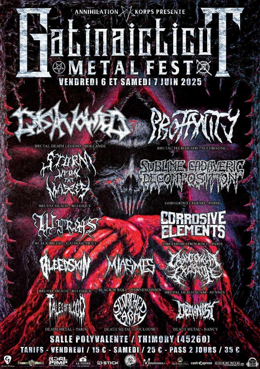 Gatinaicticut Metal Fest 2025 - 06/06/2025 (2 jours) - Thimory - France