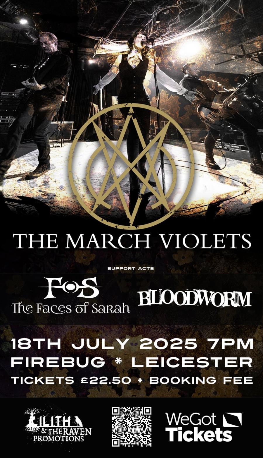 The March Violets + The Faces Of Sarah - 18/07/2025 - Leicester ...