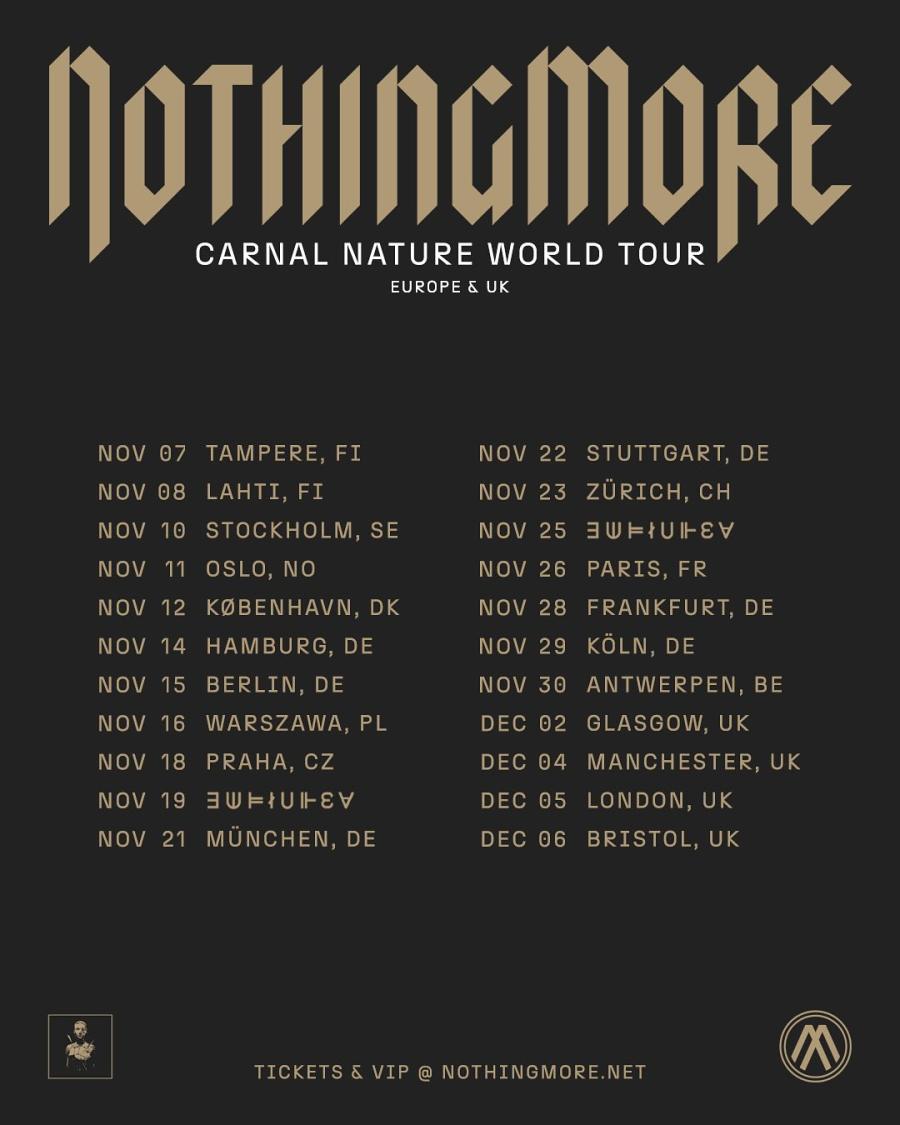 Nothing More - Carnal Nature Tour 2025 - 05/12/2025 - London - O2 Forum Kentish Town - United ...