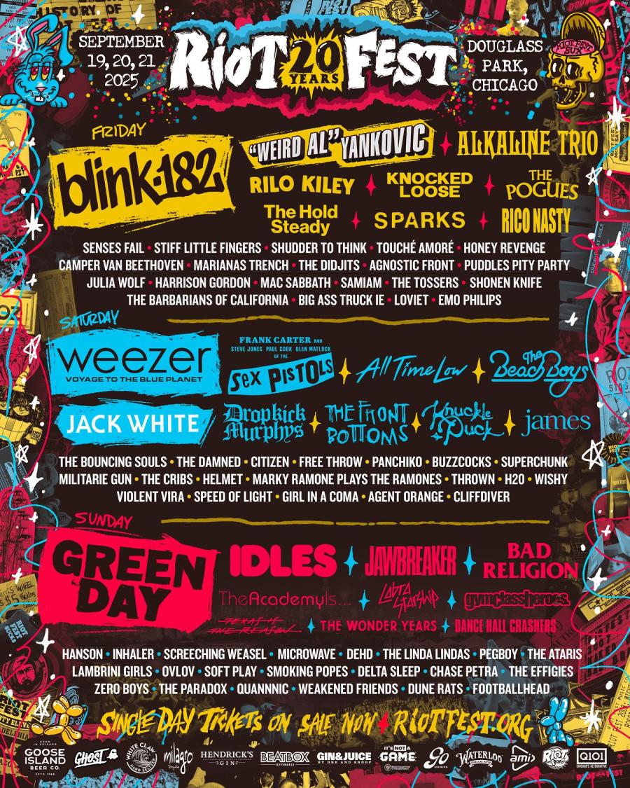 Riot Fest 2025 - 19/09/2025 (3 days) - Chicago - United States