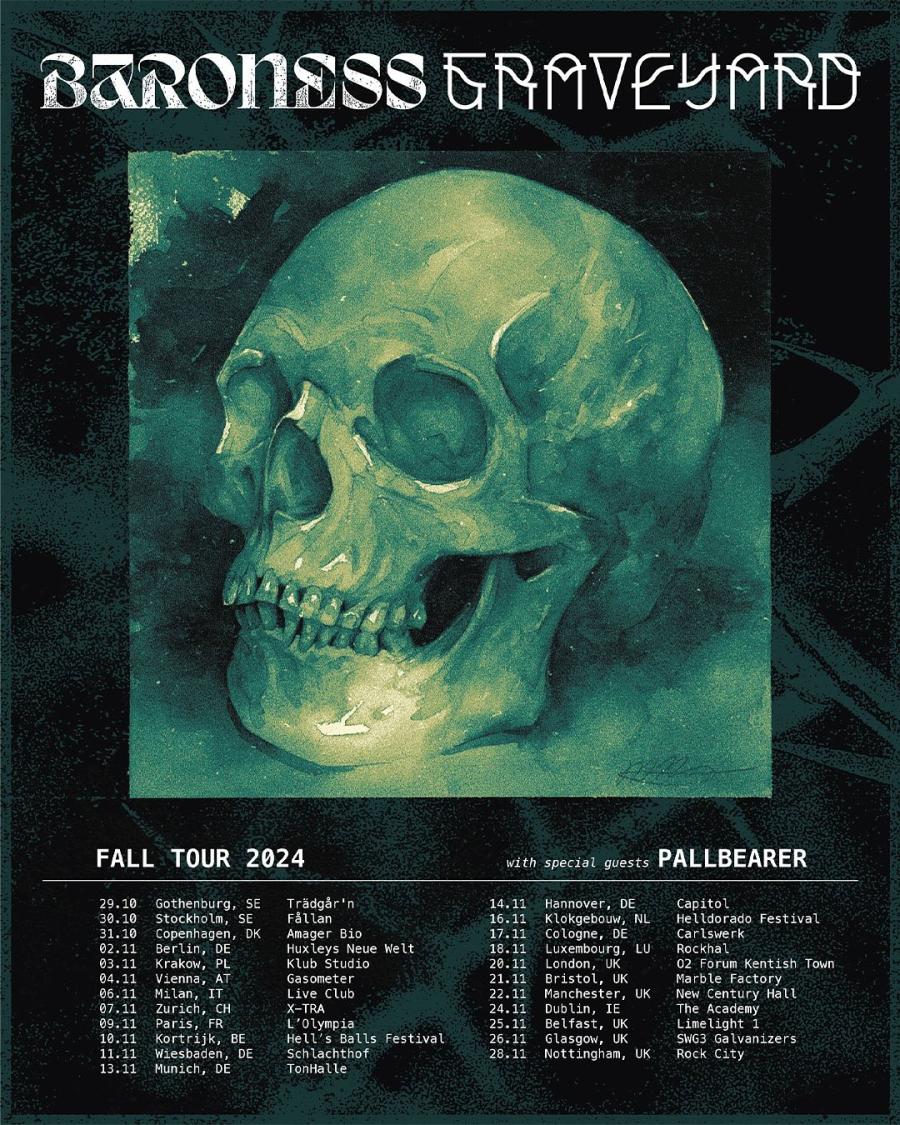 Baroness - Graveyard - Fall Tour 2024 - 31/10/2024 - Copenhagen ...