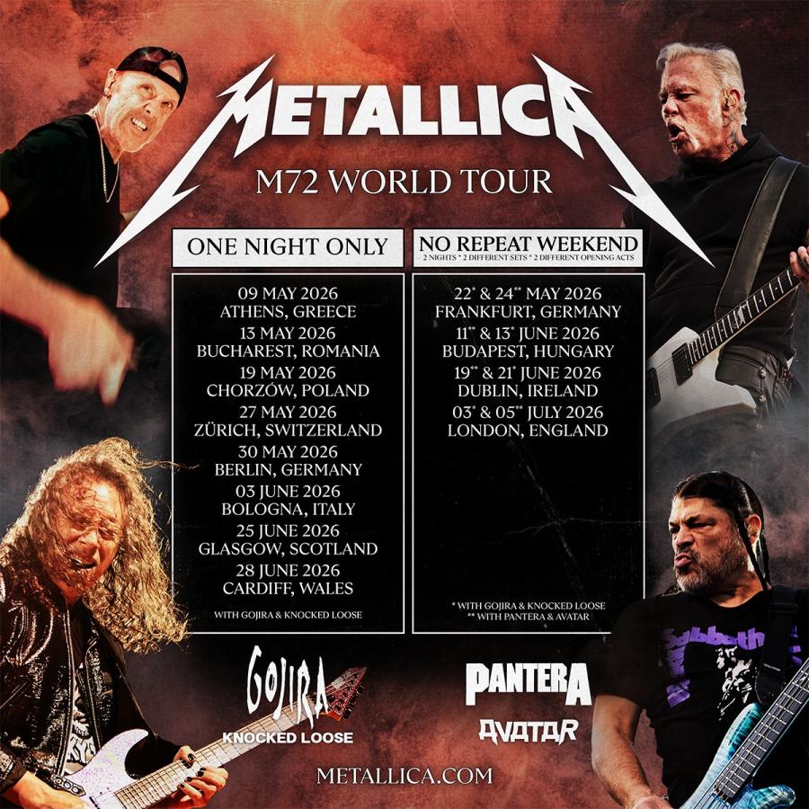 Evento Metallica - 03/06/2026 - Bologna - Stadio Renato Dall'Ara - Italia