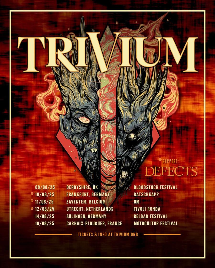 Concert Trivium - 11/08/2025 - Liège (Seraing) - OM - Belgique
