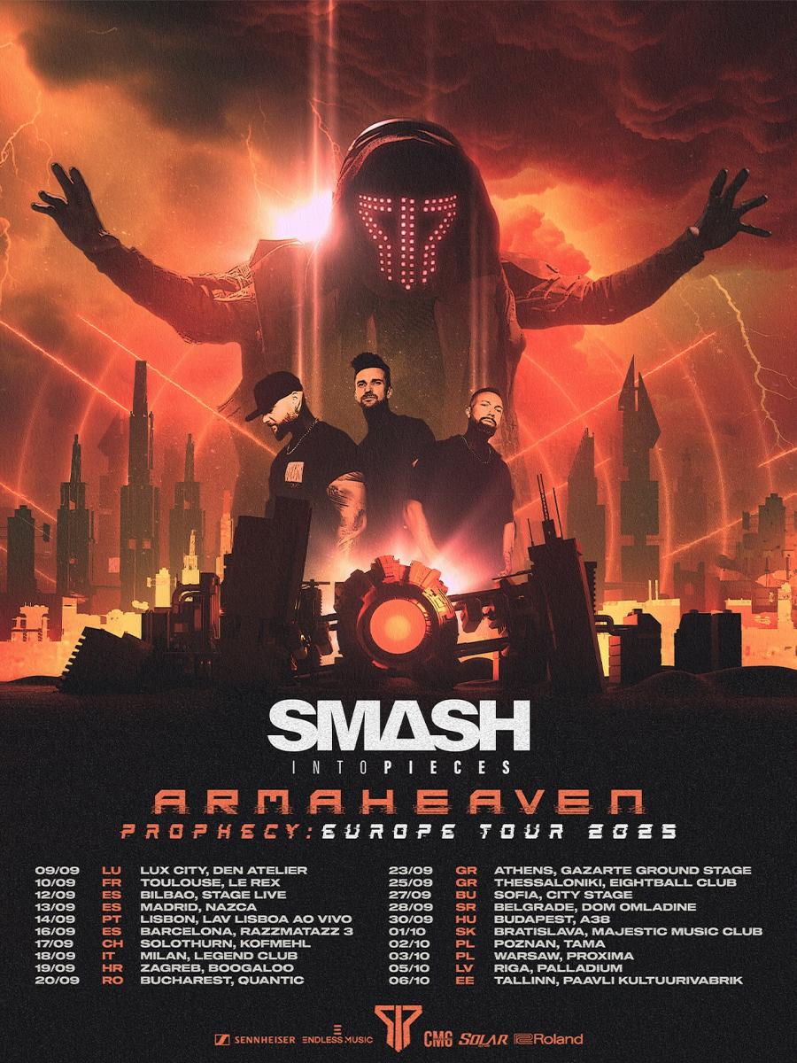 Smash Into Pieces-Tour 2025 - Line up