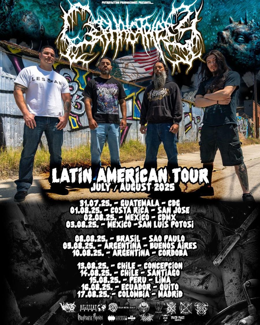Cephalotripsy's Latin American Tour 2025 - 10/08/2025 - Córdoba - TBD ...