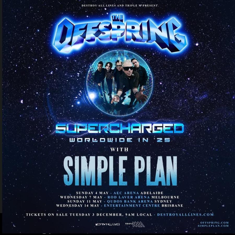 Event The Offspring - 11/05/2025 - Sydney - Qudos Bank Arena - Australia