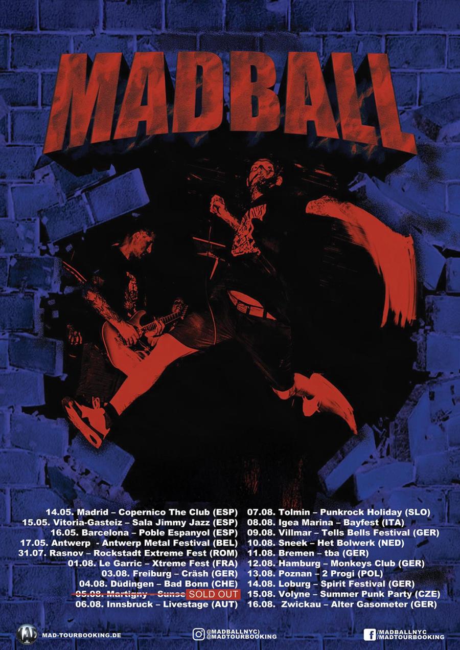 Event Madball - 13/08/2025 - Poznań - Klub 2progi - Poland