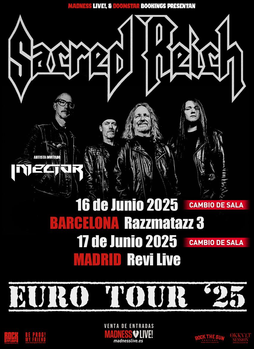 Sacred Reich - European Tour 2025 - 16/06/2025 - Barcelona - Razzmatazz ...