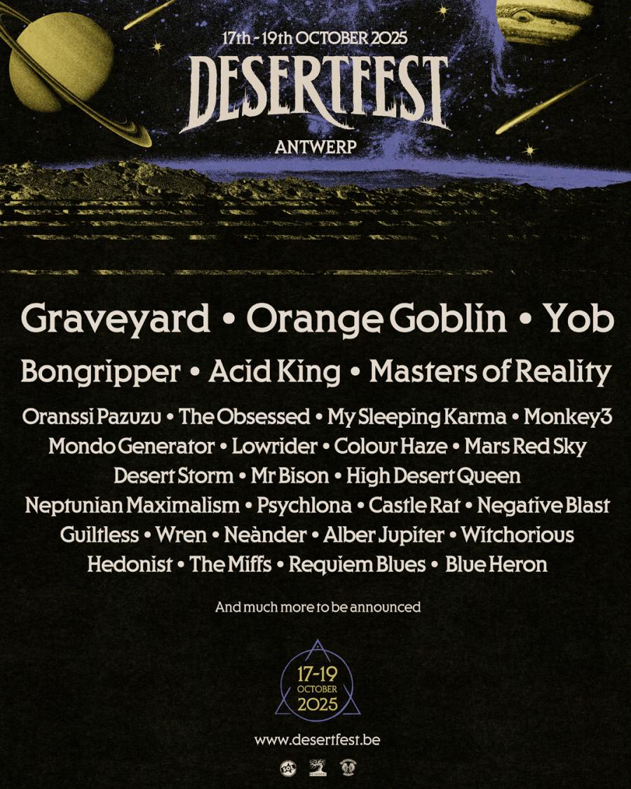 Desertfest Antwerp 2025 - 17/10/2025 (3 days) - Antwerpen - Trix - Belgium