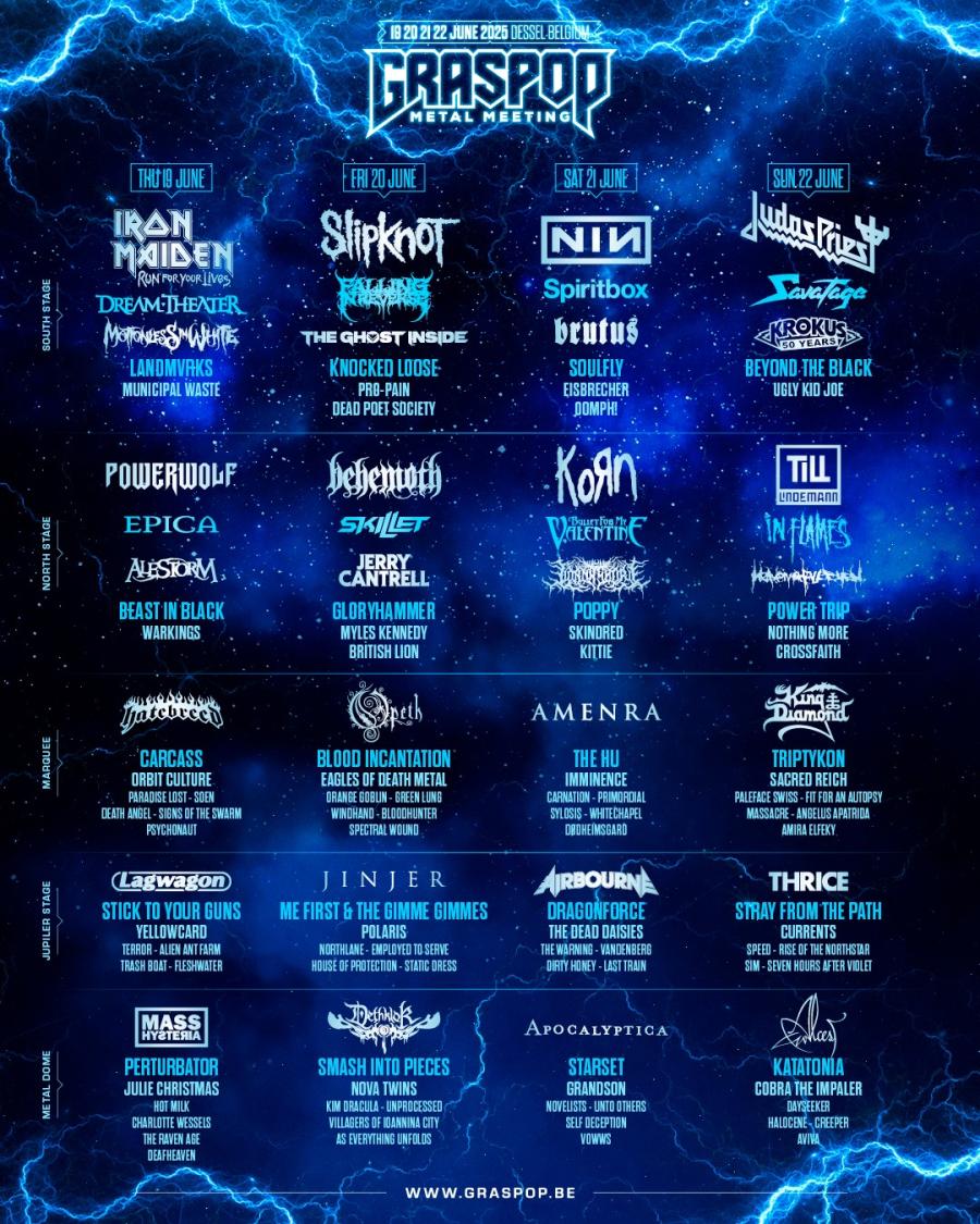 Graspop Metal Meeting 2025 - Map