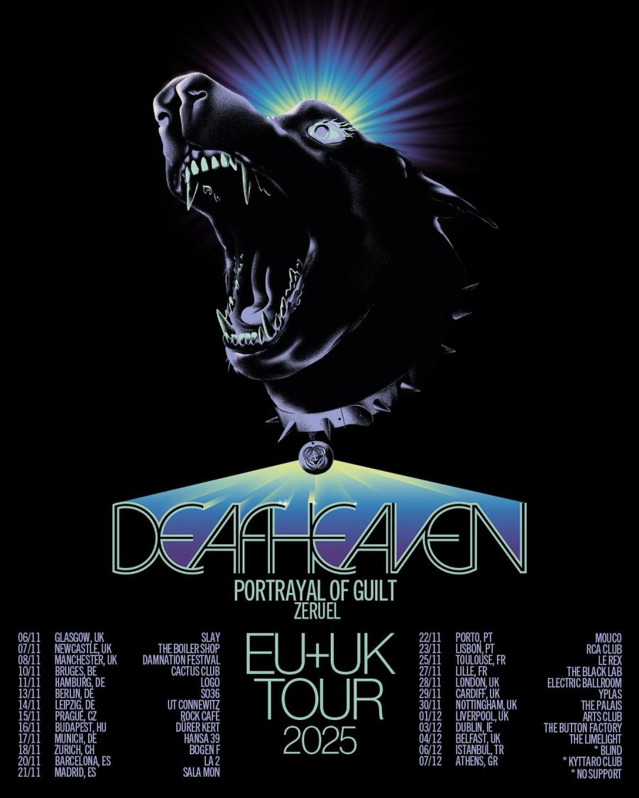 Deafheaven - EU + UK Tour 2025 - Line up