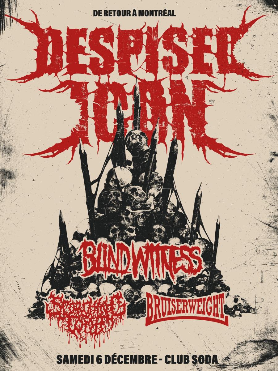 Despised Icon + Blind Witness - 06/12/2025 - Montréal - Club Soda - Canada