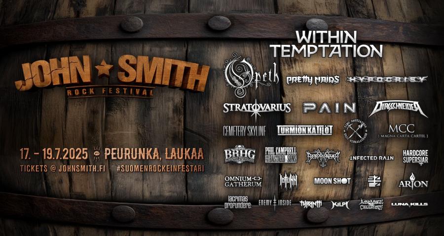 John Smith Rock Festival 2025 - 17/07/2025 (3 days) - Laukaa - Peurunka ...