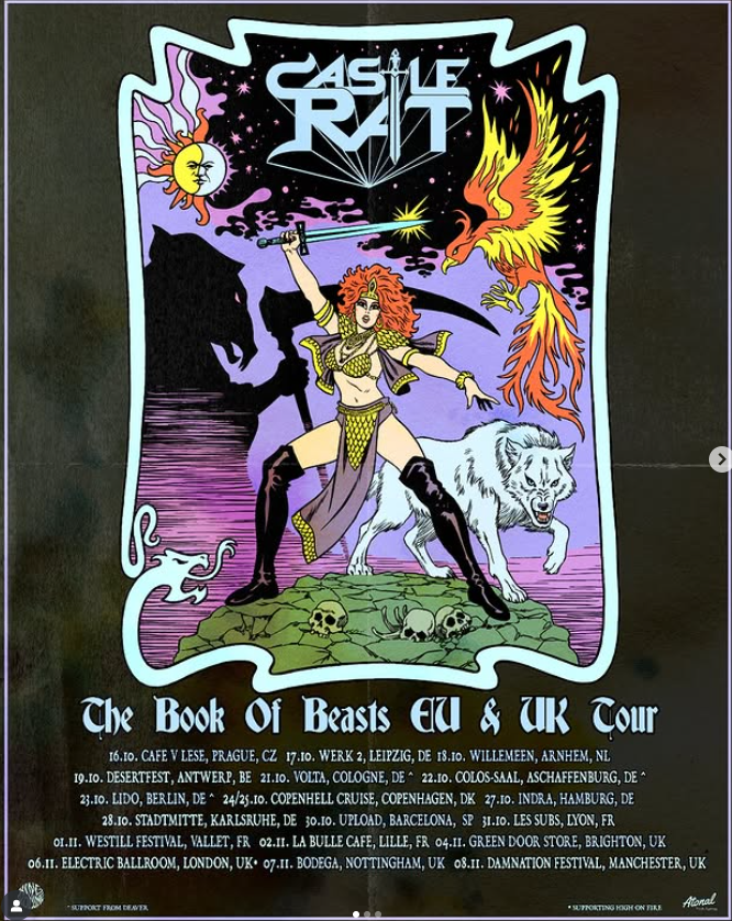 Castle Rat - The Book of Beasts - EU & UK Tour 2025 - 22/10/2025 ...